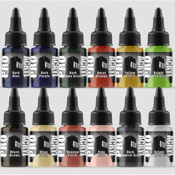 Monument Hobbies - Pro Acryl Paint Sets - Expansion #1 Monument Hobbies - Pro Acryl Paint Sets - Expansion #1